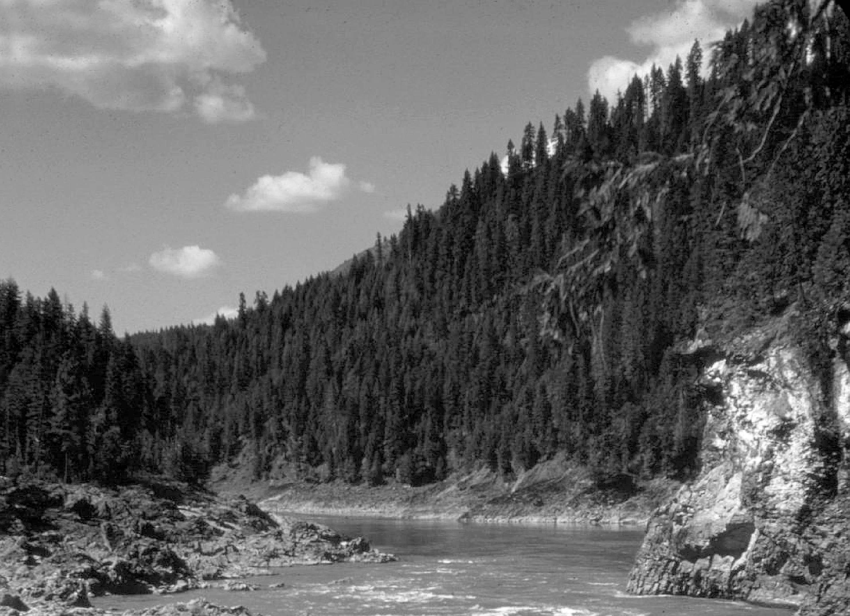 Photo 50 – View down river-2 – BC Gold Adventures